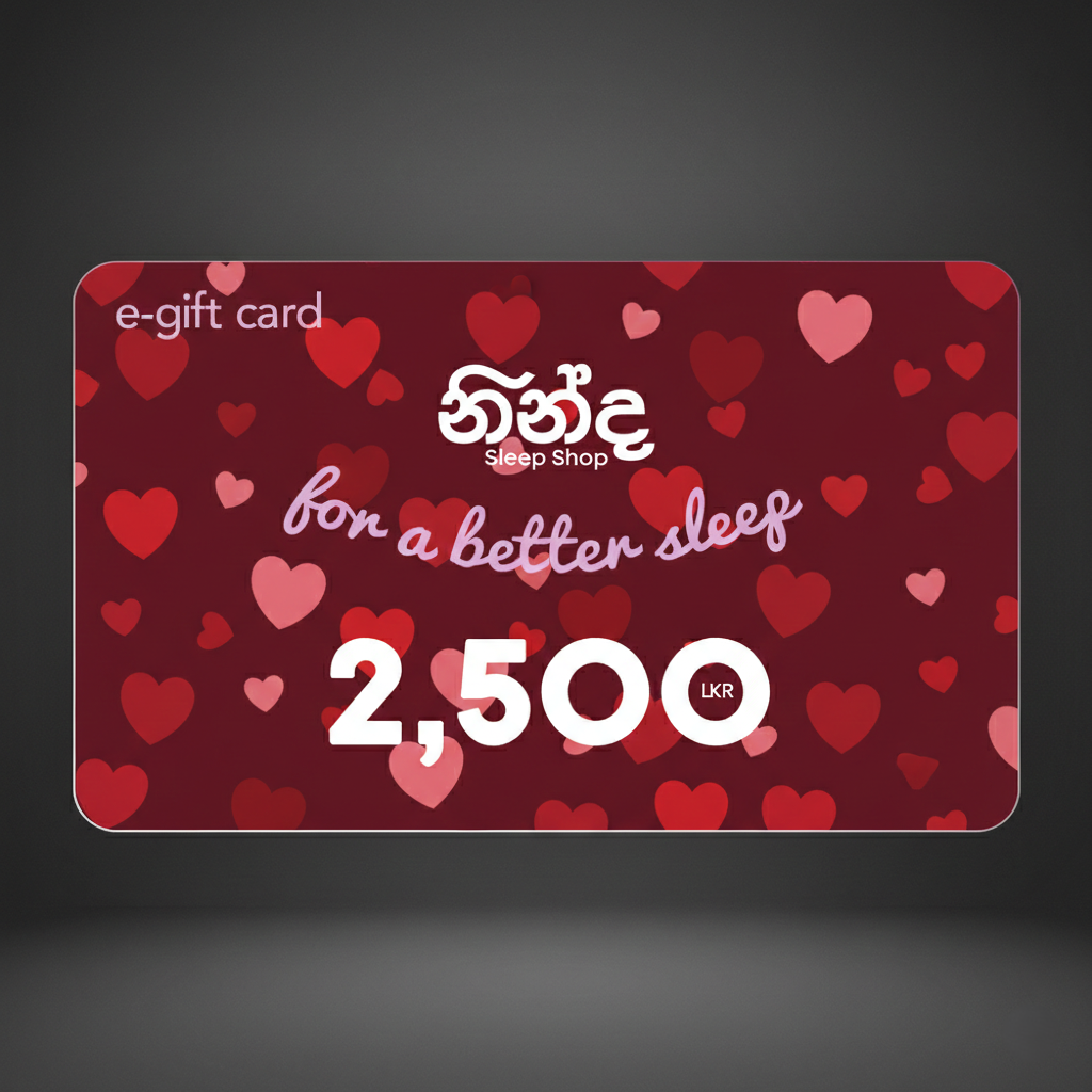 2500 LKR Ninda Gift Card – Ninda Sleep Shop